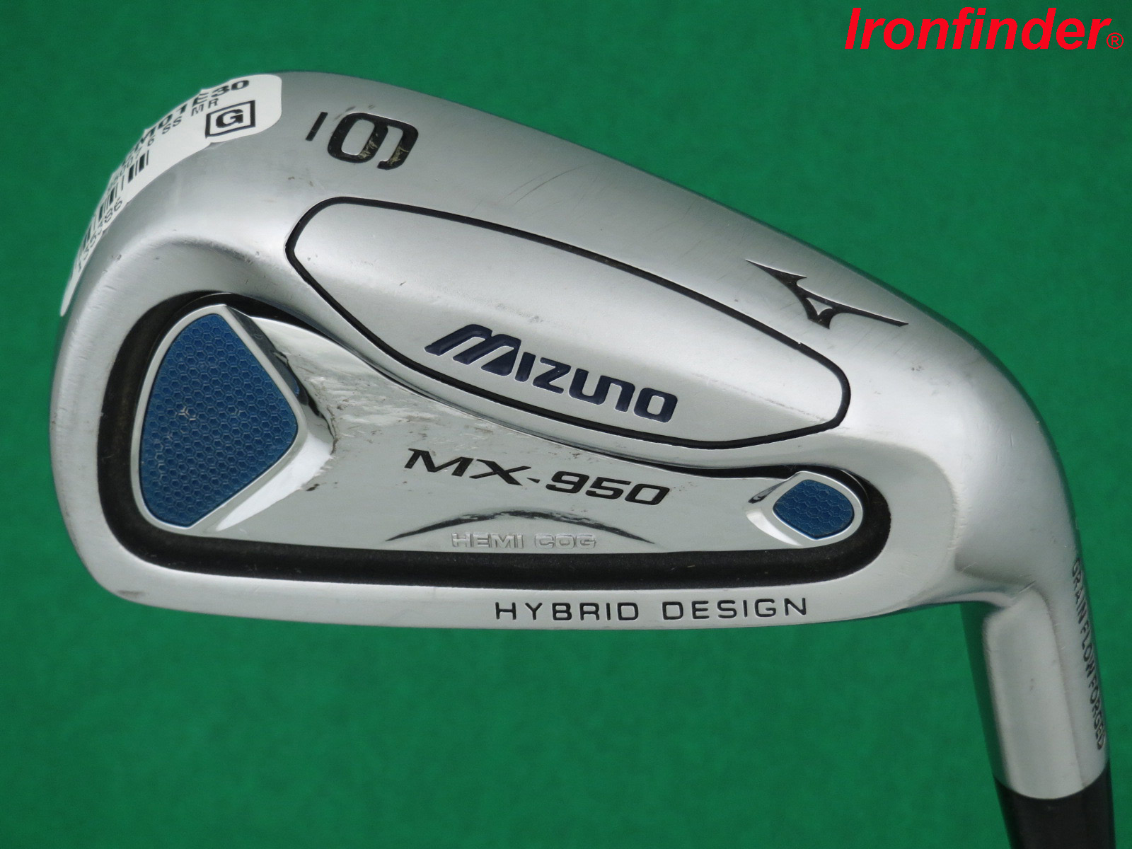 Mizuno MX-950 Single 6 Iron Steel Shaft Stiff Flex Mens Right Handed ...