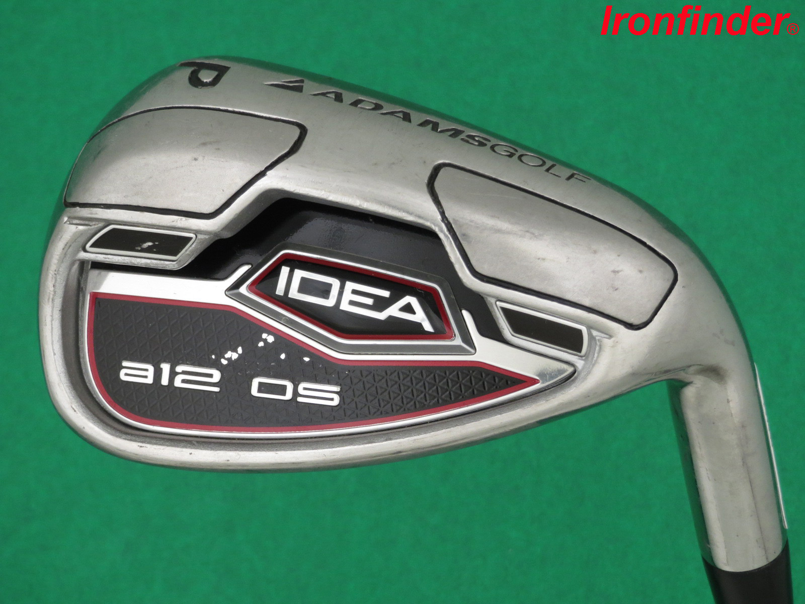 Adams Idea a12 OS Single PW Pitching Wedge Steel Stiff Shaft Mens Right ...